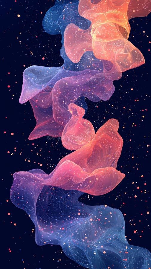 Vibrant Fluid Color Gradient Background, Abstract KV Primary Visual for ...