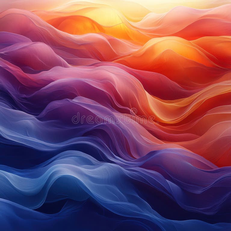 A Vibrant, Fluid Image Symbolizing Adaptability, Evolution, and Idea ...