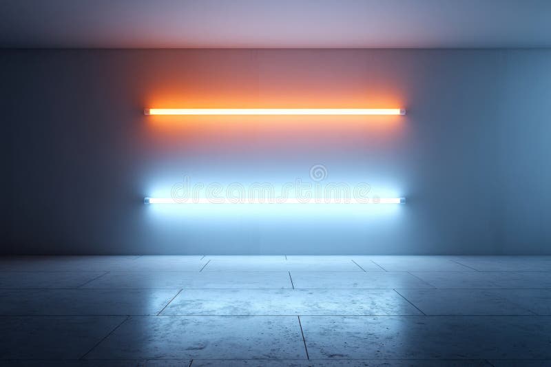 Fluorescent Light Samples Create Vibrant Color Effects in a Minimalist ...