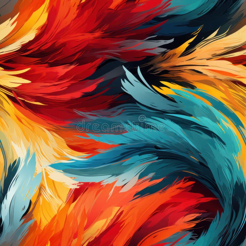 Vibrant Flying Paint Grain Background AI Generated Stock Illustration ...