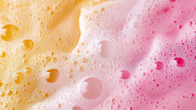 Brightly Colored Foam Displays Interesting Texture with Bubbles, AI ...