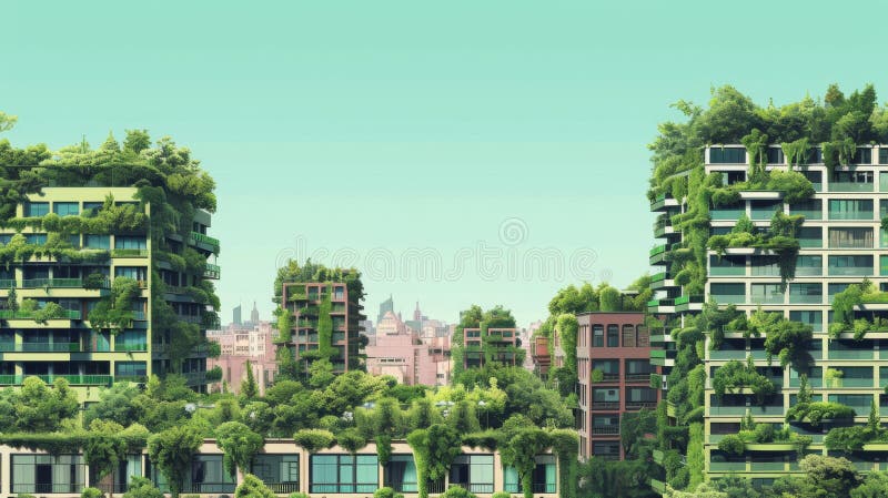 Vibrant Foliage Adorns Contemporary Structures in this Urban Oasis ...