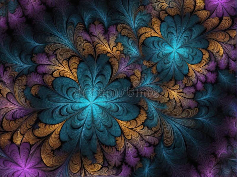 Fractal Patterns Evolving and Shifting into Intricate Designs with ...