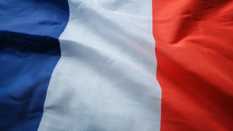 Vibrant French Flag Texture Representing National Pride Stock ...