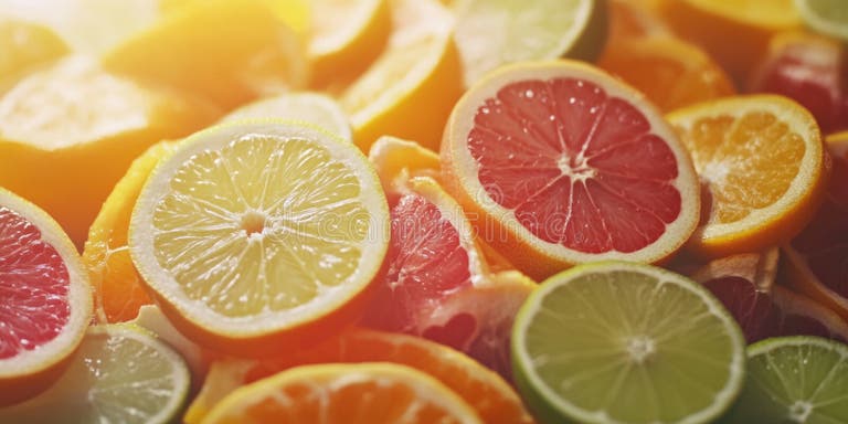 Vibrant Fruit Stack on Sunny Table Stock Photo - Image of colorful ...