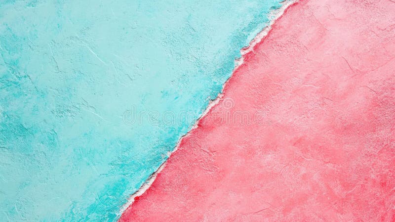 A Vibrant Fusion of Ruby Red and Mint Blue, Creating an Artistic ...