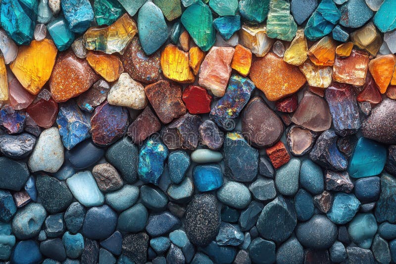 Vibrant Gemstone Collection Colorful Stones Texture Background Image ...