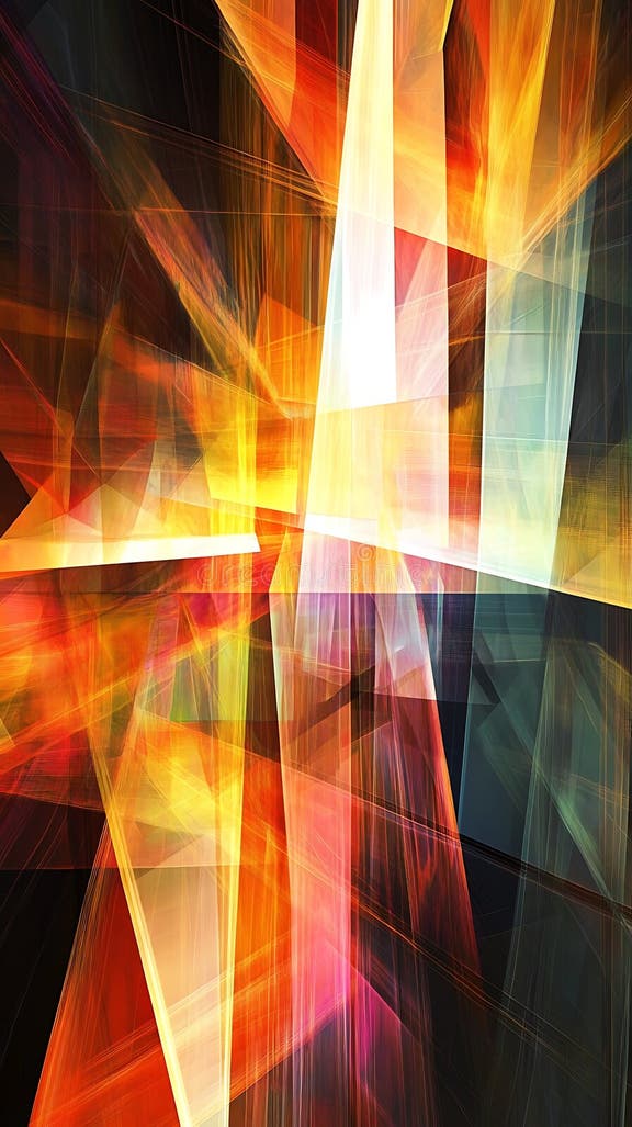 Vibrant Geometric Abstract Background in High Resolution Stock ...