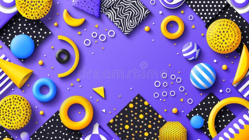 Vibrant Geometric Backgrounds with Sharp Angles and Interlocking Shapes ...