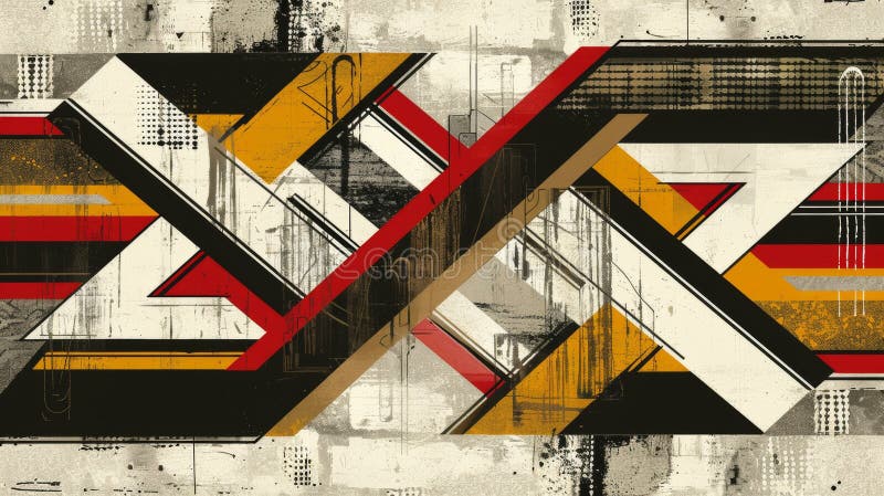 Vibrant Geometric Backgrounds Sharp Angles, Interlocking Shapes ...