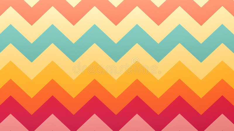 Vibrant Geometric Chevron Design with a Modern Twist on Traditional ...