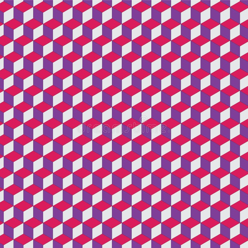 Vibrant Geometric Cube Pattern Stock Vector - Illustration of striking ...