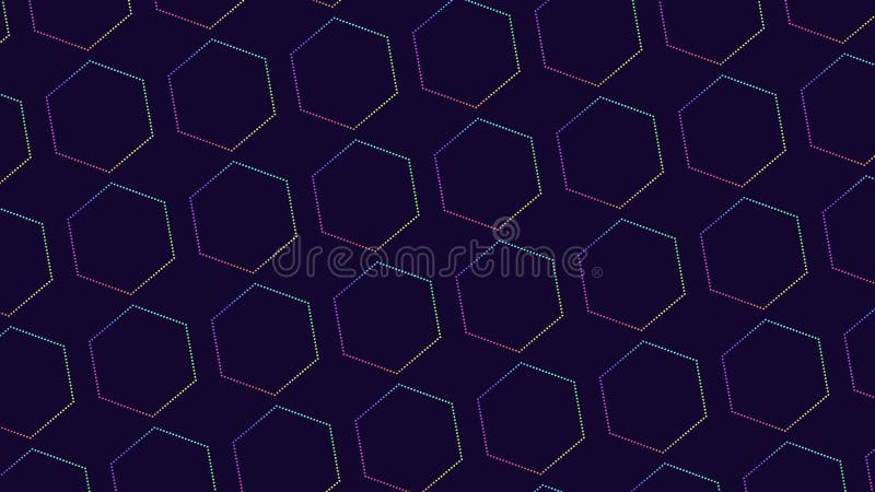 Vibrant Geometric Design Dynamic Lines in a Hexagonal Formation Stock ...