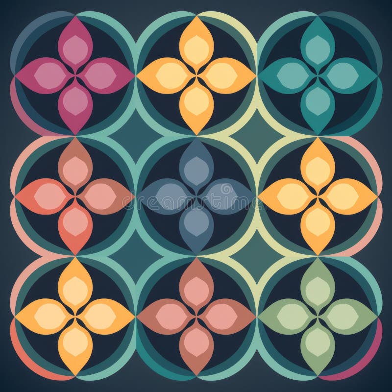 Vibrant Geometric Designs: Unleash Your Creativity! Stock Photo - Image ...