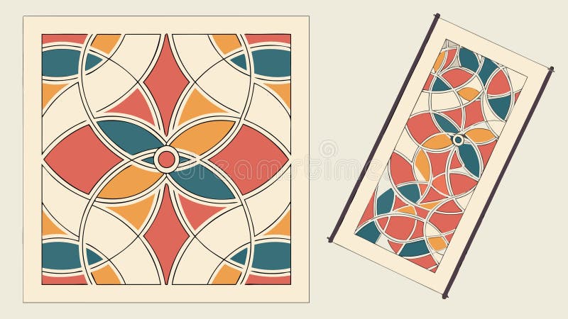 Vibrant Geometric Pattern Design Stock Illustrations – 729,947 Vibrant ...