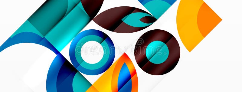 Vibrant Geometric Patterns on White Textile, Inspired by Vision Care ...