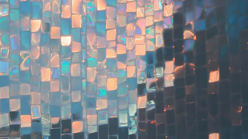 Vibrant Glass Mosaic Wall Texture with Multicolored Diffusion for ...