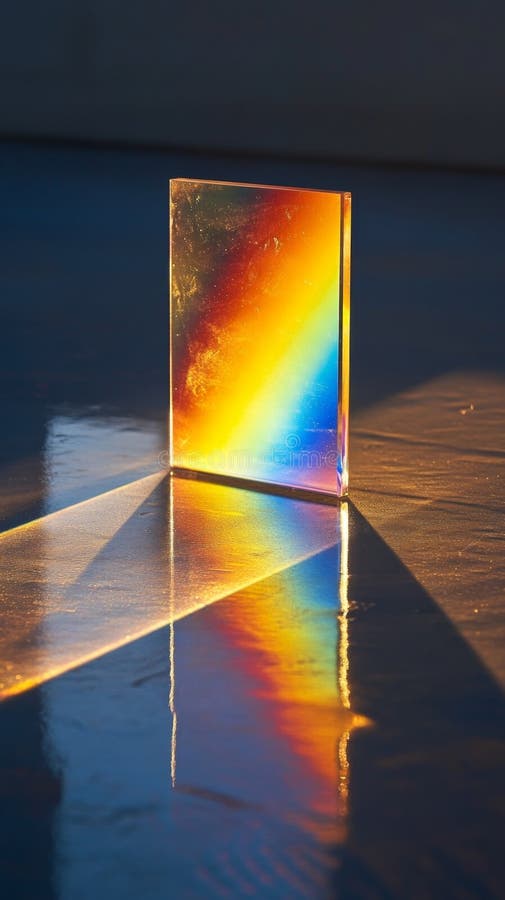 Vibrant Glass Prism Reflection - Vertical Wallpaper for Phones Stock ...