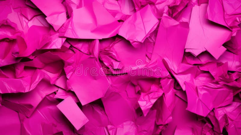 Vibrant Glitchpunk Art Collage with Pink Paper Texture Stock ...