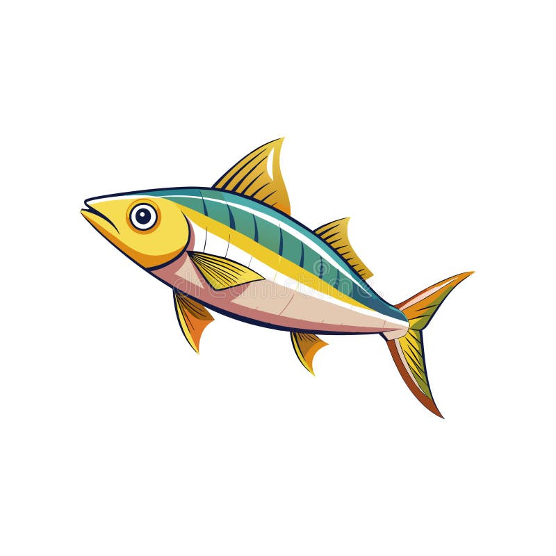 Vibrant Goatfish Illustration Set in Marine Habitat Stock Photo ...