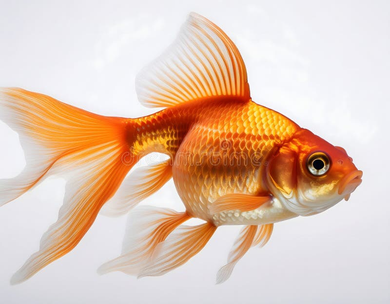 Vibrant Goldfish Illustration Stock Illustration - Illustration of ...