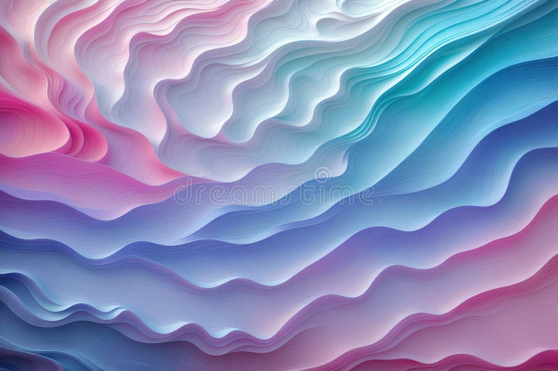 Vibrant Gradient Background. Blurred Color Wave, Generative Ai Image ...