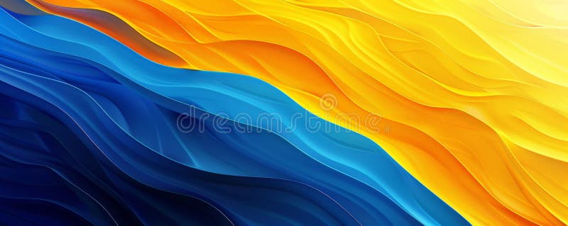A Vibrant Gradient Color Wave Background Featuring Smooth, Flowing ...