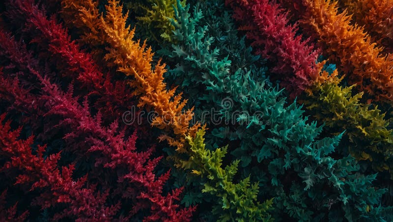 Vibrant Gradient of Colorful Coral Textures Stock Photo - Image of ...
