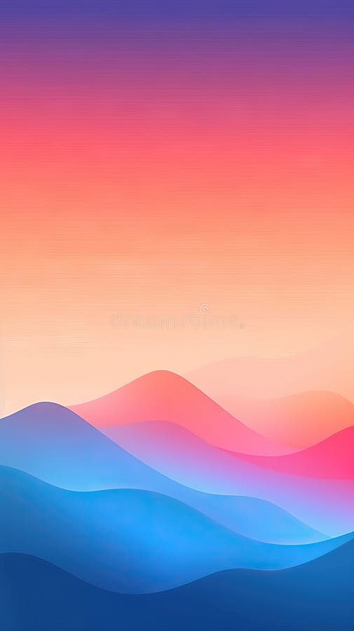 Vibrant Gradient Colors Background for Creative Design AI Generated ...