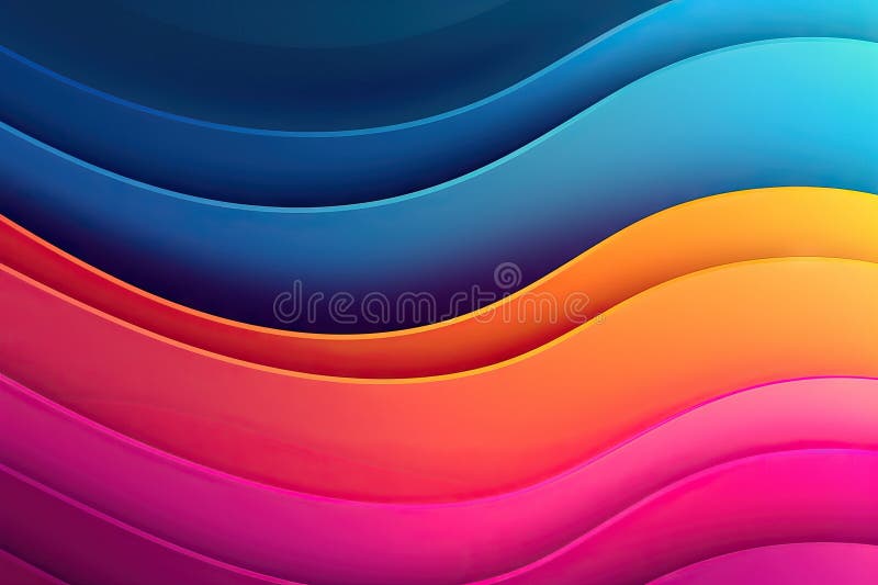 Vibrant Gradient Colors Background for Design Projects AI Generated ...