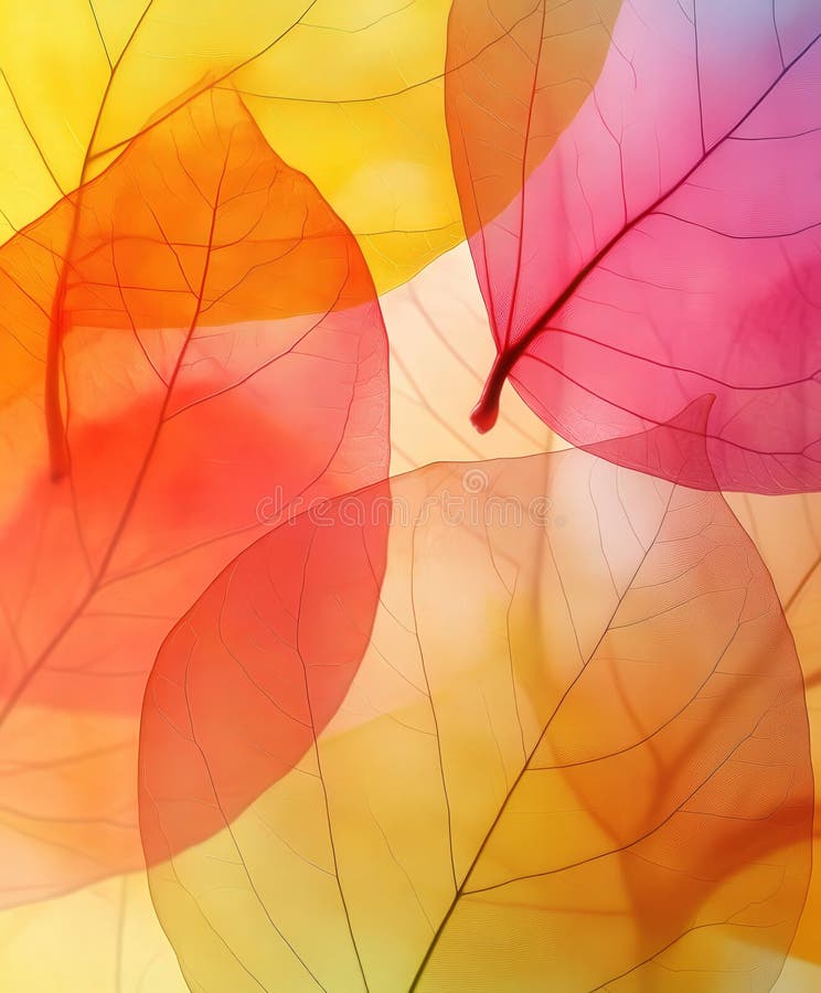 Leaf Gradient Wallpaper with Warm Colors and Soft Textures Stock ...