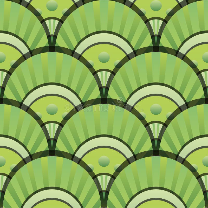 Vibrant Gradient Seamless Fairy Dragon Scale Vector Green Pattern Stock ...