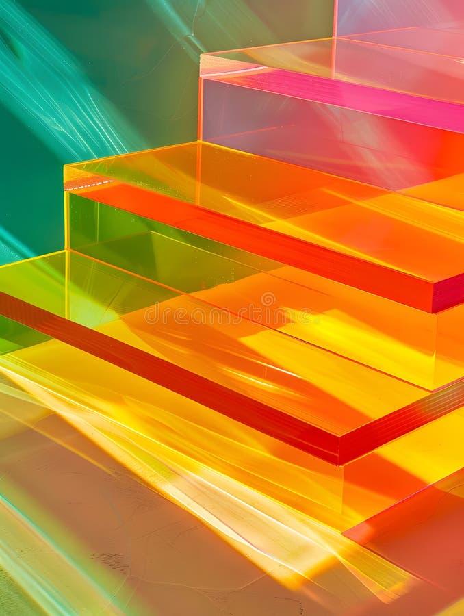 Vibrant Gradient with Transparency and Iridescence for Stylish Look ...