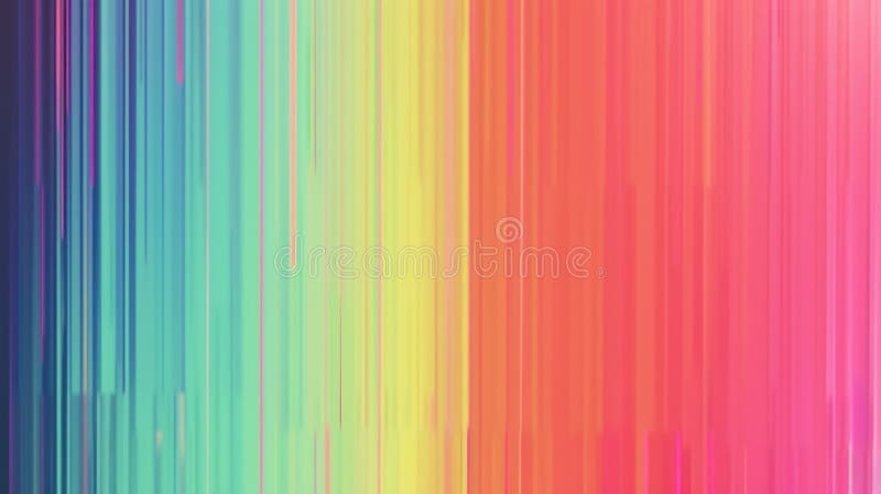 Vibrant Gradient with Vertical Lines of Spectrum Colors Stock ...