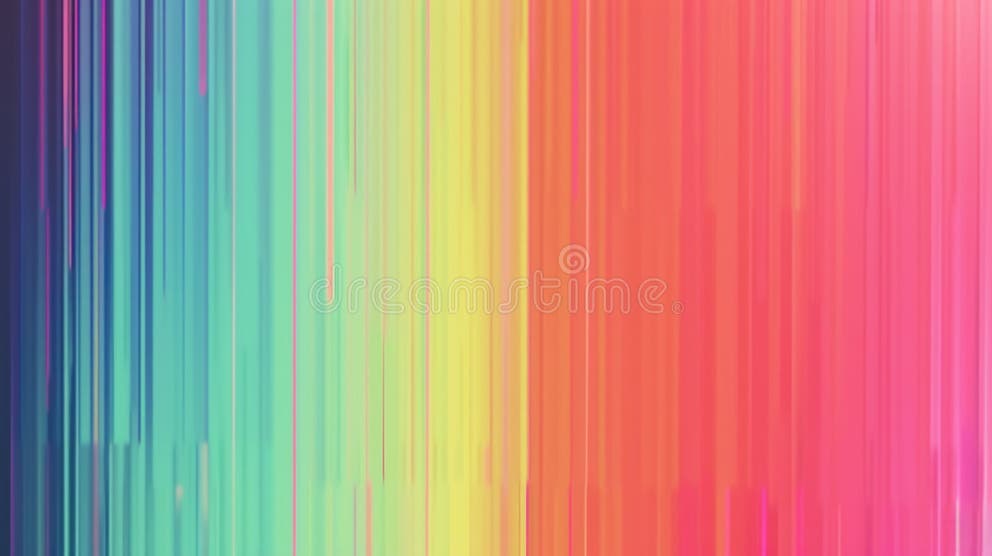 Vibrant Gradient with Vertical Lines of Spectrum Colors Stock ...