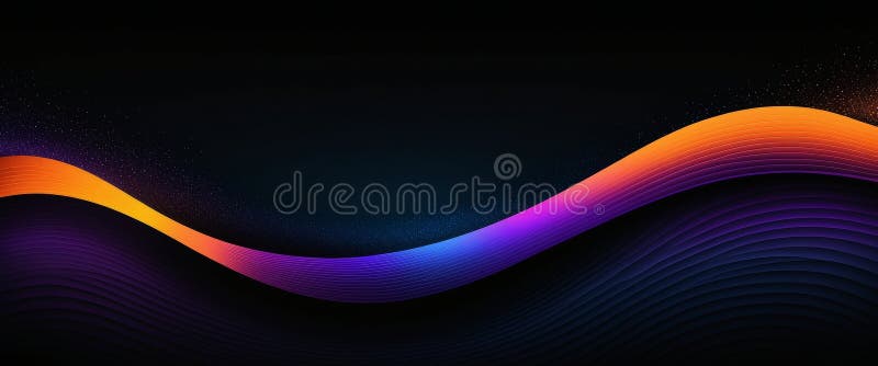 Vibrant Gradient Waves with Abstract Layered Texture and Cosmic Night ...