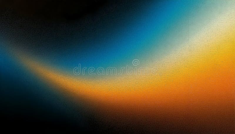 Vibrant Grainy Background, Abstract Yellow Blue Orange Color Gradient ...