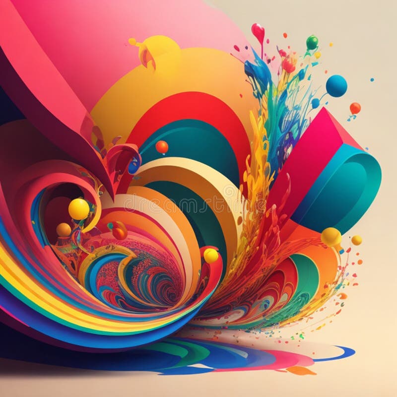 Vibrant Graphic Illustrations: Captivating Visual Artwork Elevate Your ...