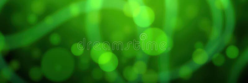 Vibrant Green Abstract Background Featuring Blurred Circles and Light ...