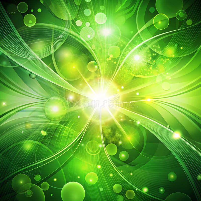 Green abstract background stock illustration. Illustration of ...