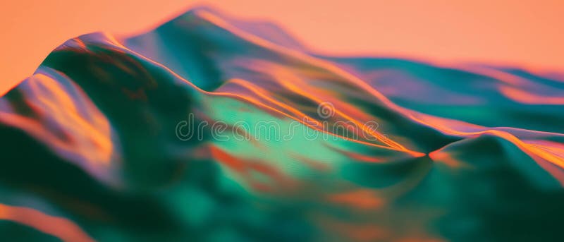 Vibrant Green Abstract Shapes Create Dynamic Forms in Artistic ...