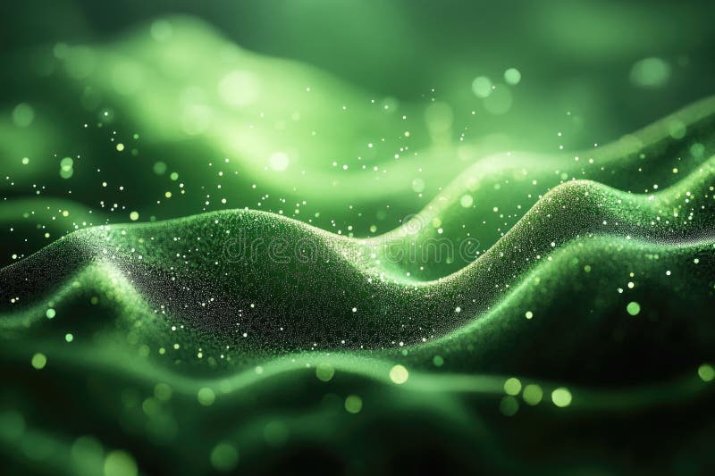 Vibrant Green Backgrounds with Abstract Grain Gradient Visualizer an ...