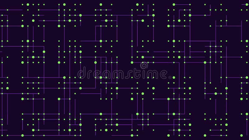 Vibrant Green Circuit Board Grid a Complex and Organized Network Stock ...
