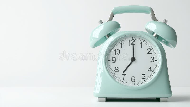 Vibrant Green Clock Face Closeup View of Time and Design Closeup Stock ...