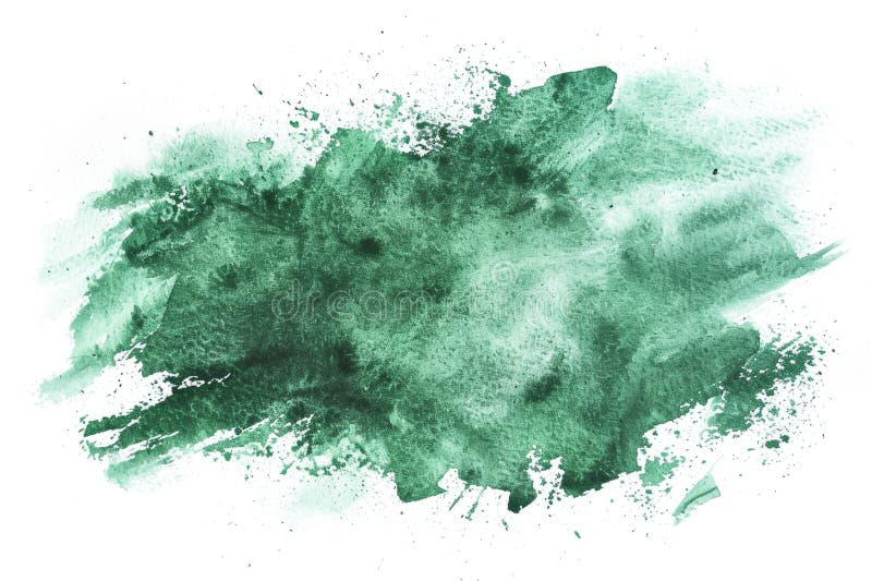 A Vibrant Green Dust Cloud Captured Against a Clean White Background ...