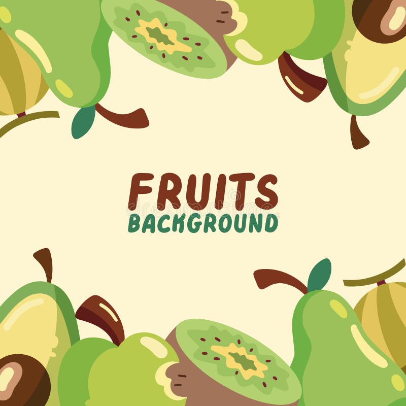 Vibrant Green Fruits for a Fresh and Healthy Background Stock ...