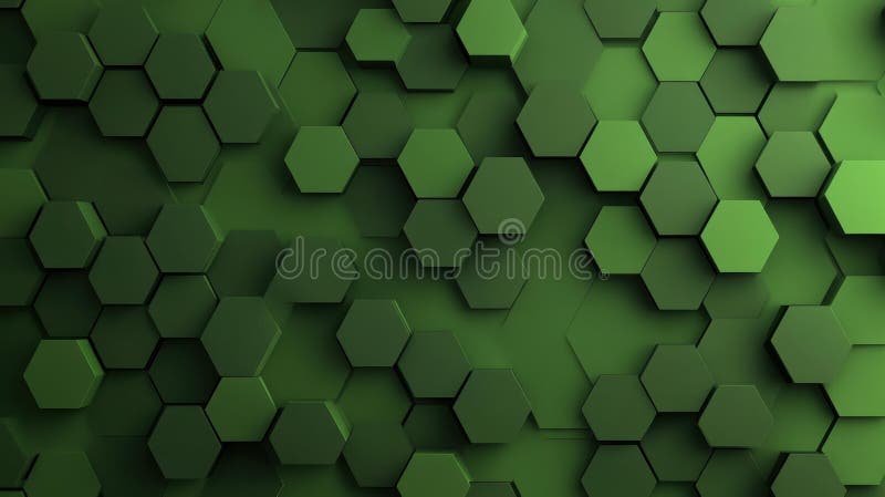 Vibrant Green Gaming Background Featuring Hexagon Patterns and Modern ...