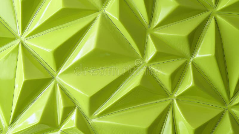 Vibrant Green Geometric Patterned Surface Texture Stock Image - Image ...