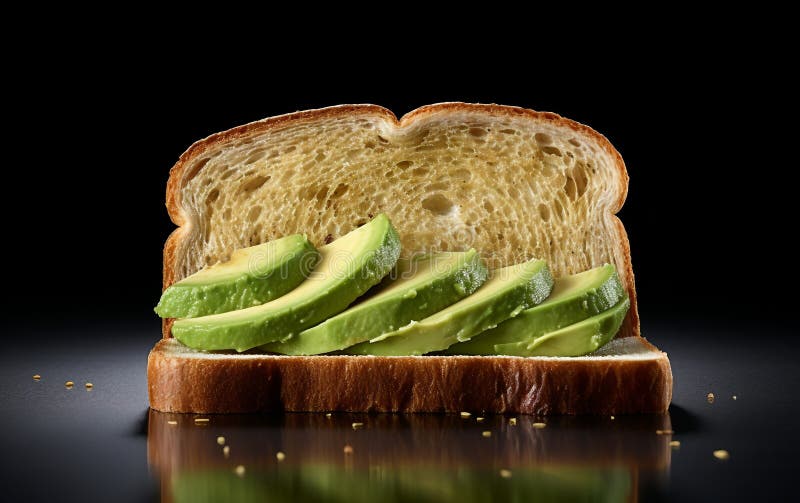 Vibrant Green Goodness on Black Background Stock Illustration ...