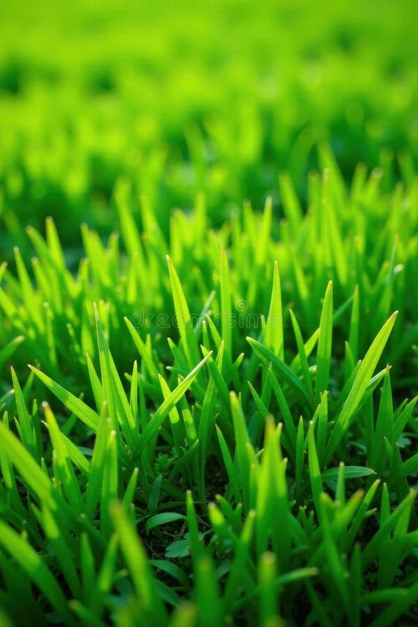 Vibrant Green Grass Edge, Lush Texture, Sunlight , Nature, Sunlight Stock Illustration ...